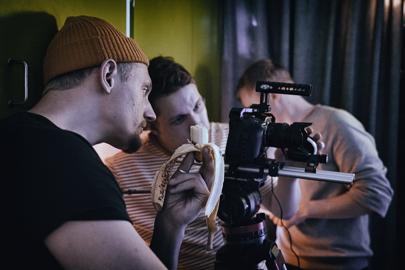 Principal Anders Rune presented the school at Stockmotion Film festival ...